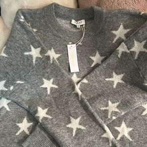 Gilli | Sweaters | Gilli Sweater X Grey With White Stars | Poshmark